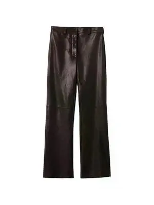 Miu Miu Relaxed Fit Leather Trousers