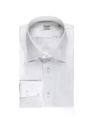 BORRIELLO NAPOLI Spaccanapoli Buttoned Long-sleeve Shirt - White