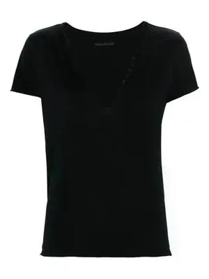 Zadig&voltaire V Neck T-shirts For Women