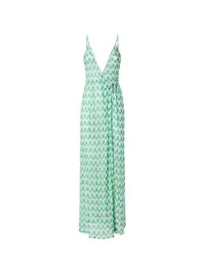 Missoni V-neck Floral-pattern Beach Dress - White