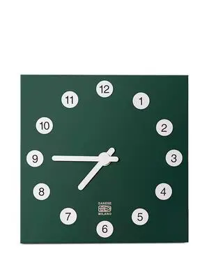 DANESE MILANO Oramai Square Wall Clock - Green