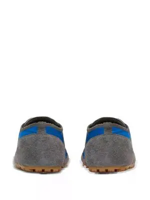 Balmain Racer Suede And Nylon Sneakers - Blue