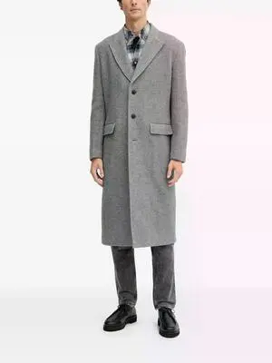 TRUSSARDI Herringbone Pattern Coat