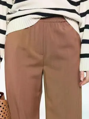 Max Mara Elasticated Wide-leg Trousers