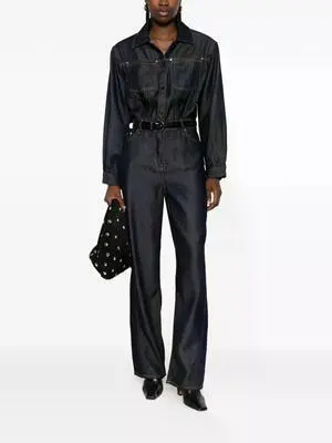 IRO PARIS Long-sleeve Denim Jumpsuit