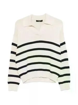 MAX MARA Long-Sleeve Striped Sweater