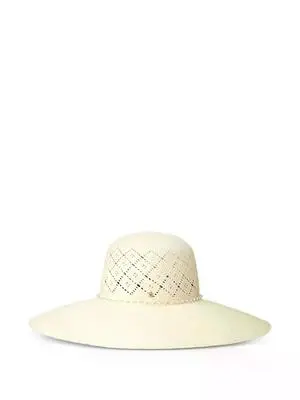 MAISON MICHEL Blanche Openwork-design Hat - Neutrals