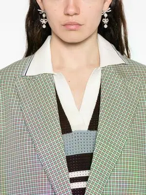 N°21 Woven Check Blazer