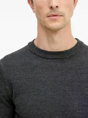 TRUSSARDI Textured Crewneck Jumper