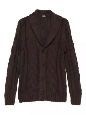 BARBA NAPOLI Cable-knit Buttoned Cardigan