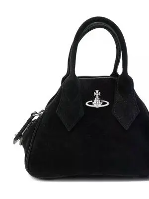 VIVIENNE WESTWOOD Logo Appliqué Mini Bag - Black