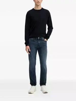 TRUSSARDI Regular Fit Jeans With Patch Detail