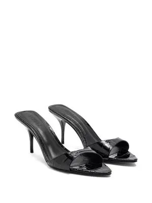 Schutz Elodie Croc-effect Heeled Sandals