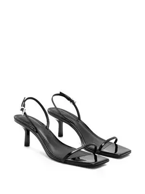 Schutz Judith Square Open-toe Slingback Sandals