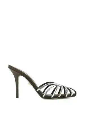 ALEVI MILANO Emily Crystal-embellished Heeled Sandals - Green