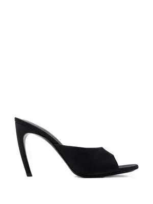 Attico Betta Stiletto Mules - Black
