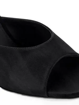 Attico Betta Stiletto Mules - Black