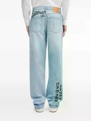 SKY HIGH FARM WORKWEAR Printed Straight Leg Jeans