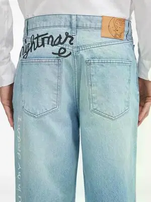 SKY HIGH FARM WORKWEAR Printed Straight Leg Jeans