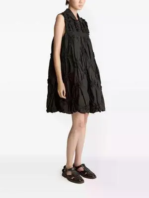 LEE MATHEWS Johanna Ruffled Collar Mini Dress