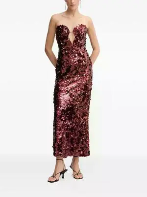 Bardot Braya Sequin-embellished Midi Dress