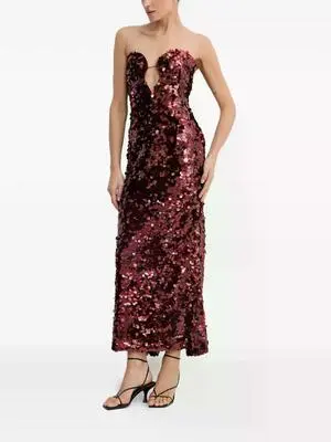 Bardot Braya Sequin-embellished Midi Dress