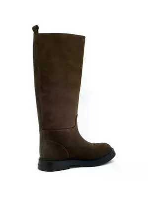 Proenza Schouler Bank Suede Knee Boots - Brown