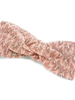 Missoni Foliage-pattern Twisted Headband