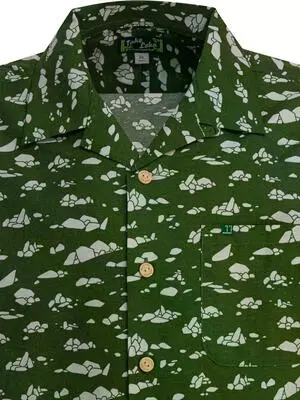MONTBELL Buttoned Patterned Shirt - Green