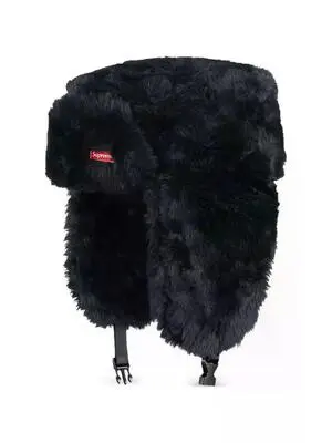 Supreme Faux-fur Ushanka Hat - Black
