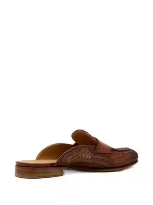 Magnanni Woven Leather Mules
