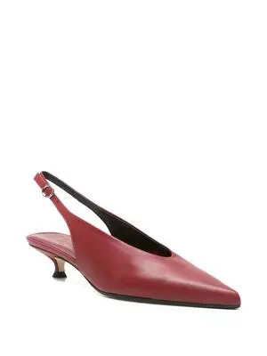 AeydĒ Camila Point-toe Slingback Pumps