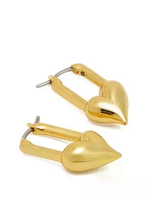 Jenny Bird Padlock Heart Drop Earrings