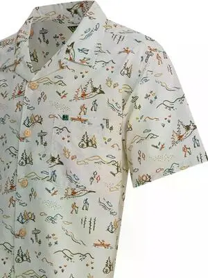 MONTBELL Buttoned Print Shirt - Neutrals