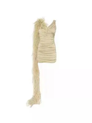 The New Arrivals By Ilkyaz Ozel Feathered Cocktail Dresses