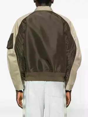 Sacai Colourblock Zip-up Jacket