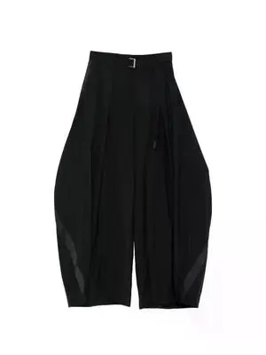 Sacai Black Wash Pants For Women