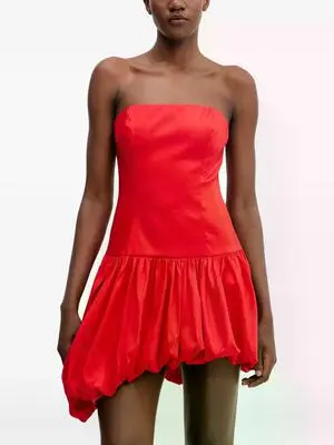 Red Strapless Mini Cocktail Dresses
