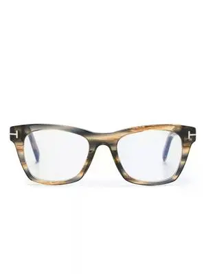TOM FORD Tortoiseshell Optical Glasses - Brown