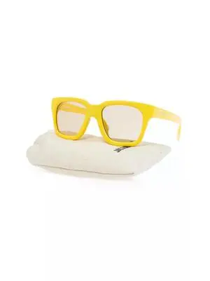 Jacquemus X Linda Farrow Les Lunettes Carino Sunglasses - Yellow