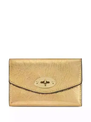 Mulberry Darley Folded Card Wallet - Gold