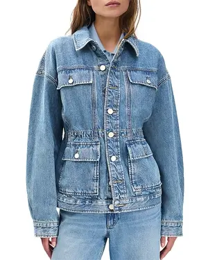 Rag & Bone Amy Cinched Denim Jacket