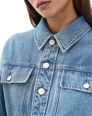 Rag & Bone Amy Cinched Denim Jacket