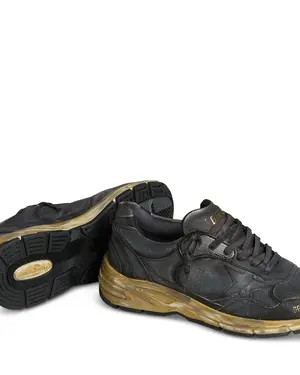 GOLDEN GOOSE Running Dad Leather Sneakers
