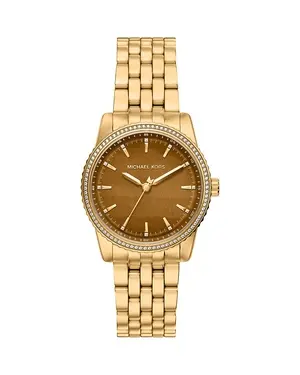 Michael Kors Bryant Watch, 35mm - Gold/brown