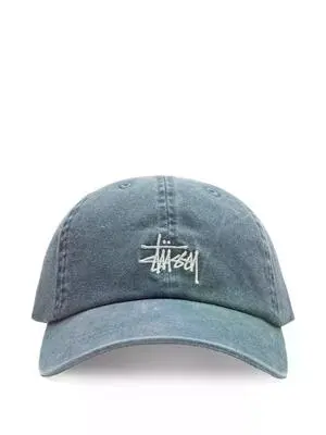 StÜssy Washed Embroidered Cap - Blue