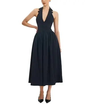 Miss Circle Button Detailed Cocktail Dresses