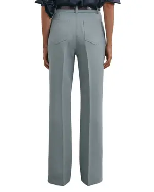 REISS Priya Flare Pants - Blue