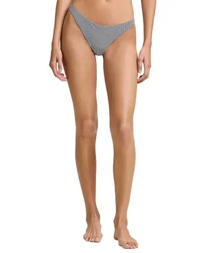 Onia Ashley Bikini Bottom - Noir Navy/white