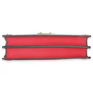 LOUIS VUITTON Cherry Monogram Vernis Trunk Clutch - Red
